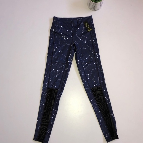 POPFLEX | Pants & Jumpsuits | Popflex Constellation Leggings Xs Size 2 ...